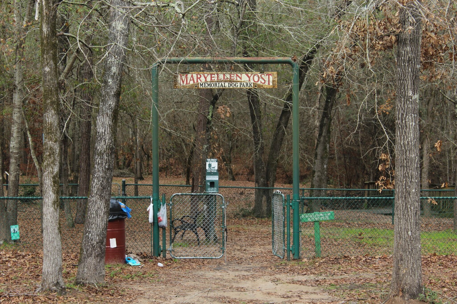 The Mary Ellen Yost Memorial Dog Park in Onalaska, TX - Texas Rural ...